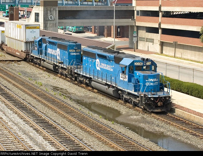 Two Ex-Conrail units gives a shove (a closer look)